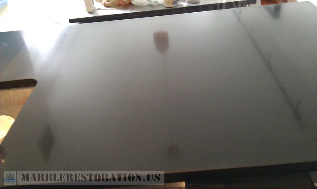 Revived Gloss on Black Absolute Granite Countertop - ABC Stone Inc.